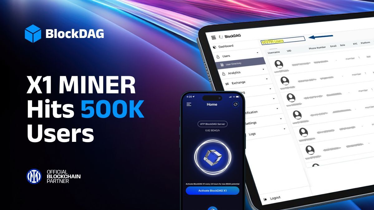 BlockDAG Mining Expands as X1 App & TG Tap Surpass 700K Users; PEPE ...